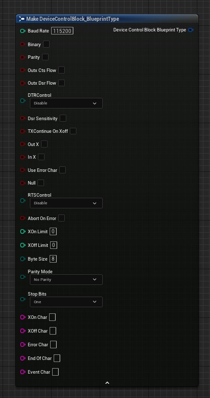 串口通信 v0.1 · UE Plugin Documentation